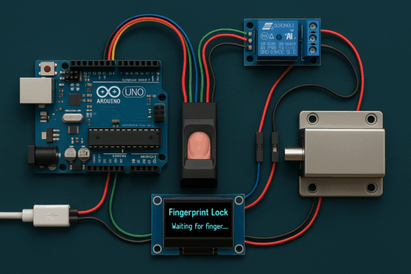 Control Gate Lock with Your Fingerprint by Using Arduino and ...