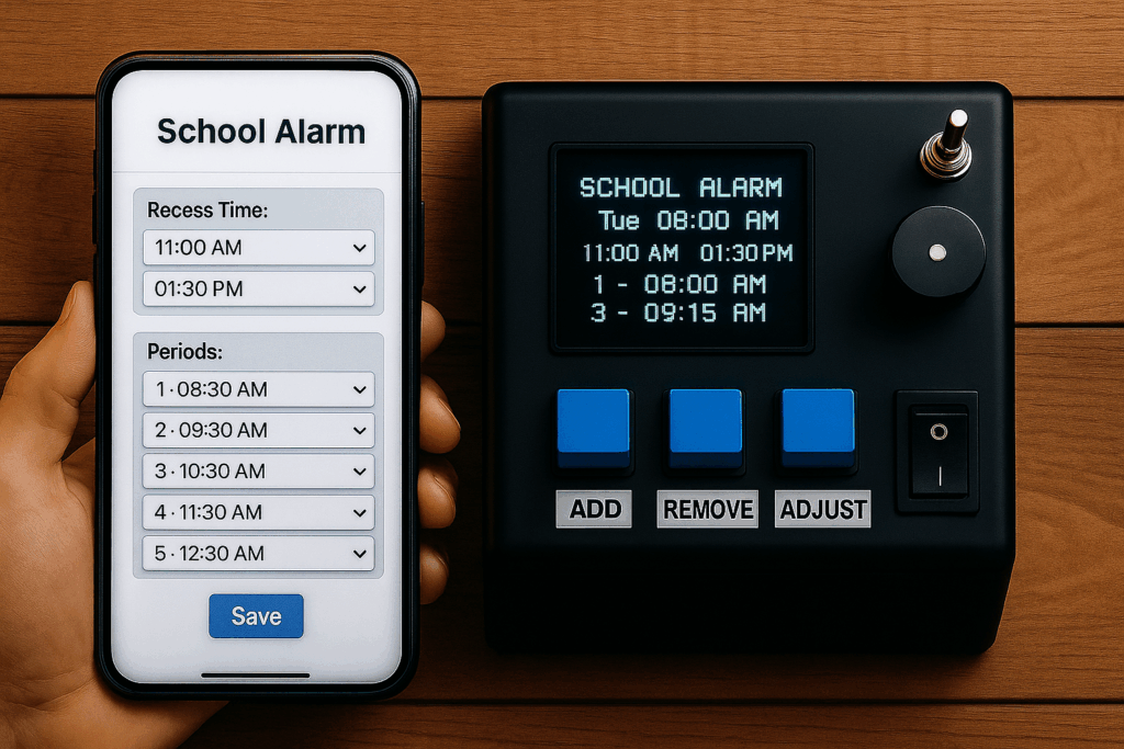 ESP32 Smart School Timetable Bell System with OLED, Web UI & RTC ...